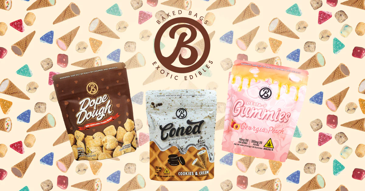Baked Bags | Buy Zaza Cones & Premium THC Edibles Online | Shop Now