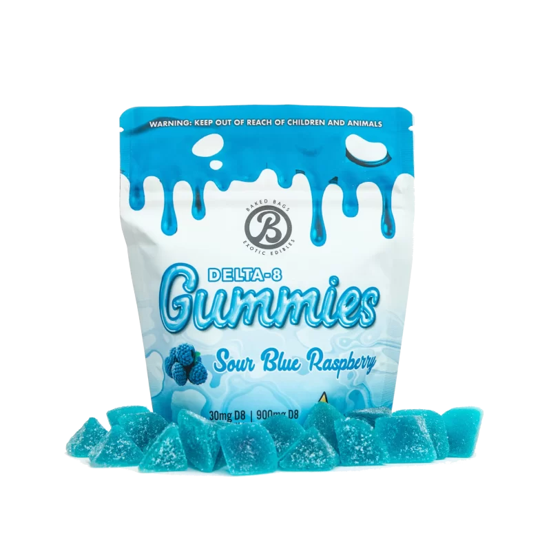 SOUR BLUE RASPBERRY - Baked Bags Store